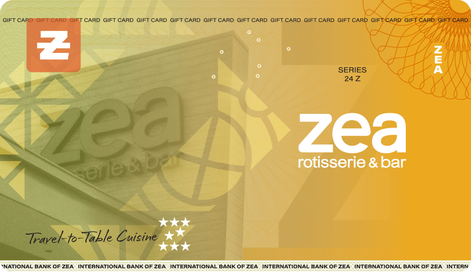 Zea Gift Card - Zea Rotisserie & Bar